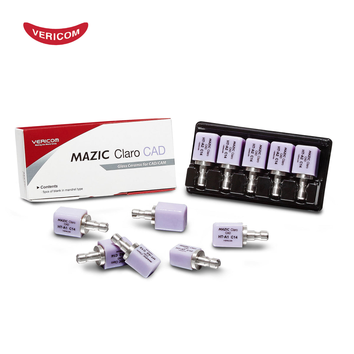 [Vericom Claro CAD]_Lithium Disilicate Glass Ceramic for CAD/CAM_(Comp ...